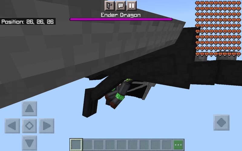 Rideable ender Dragon add-on by darkmazeblox. Minecraft Mod