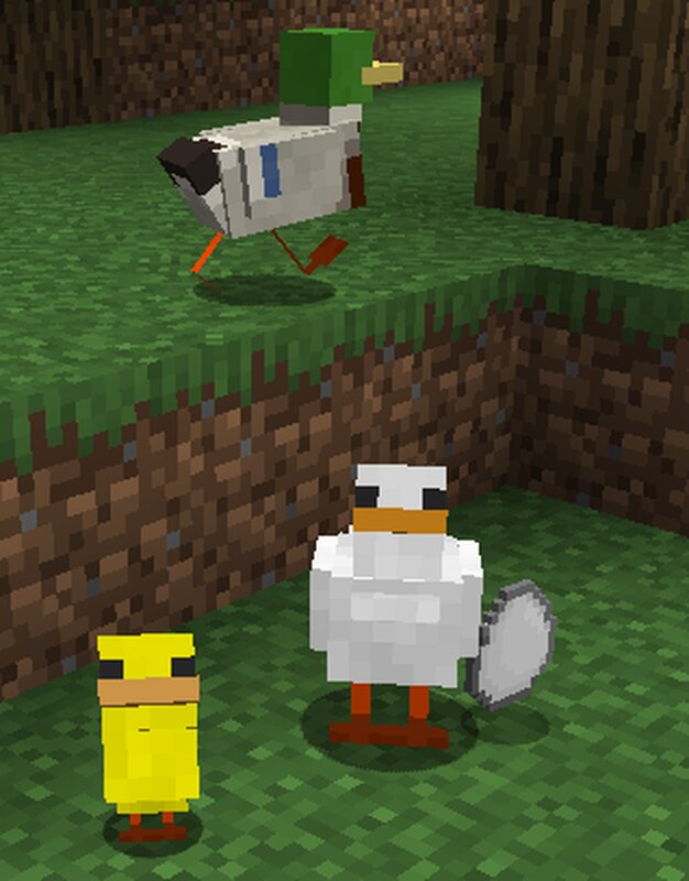 The Ducks Mod for Forge/Fabric [1.17.1/ 1.18.1/1.18.2/1.19] Minecraft Mod