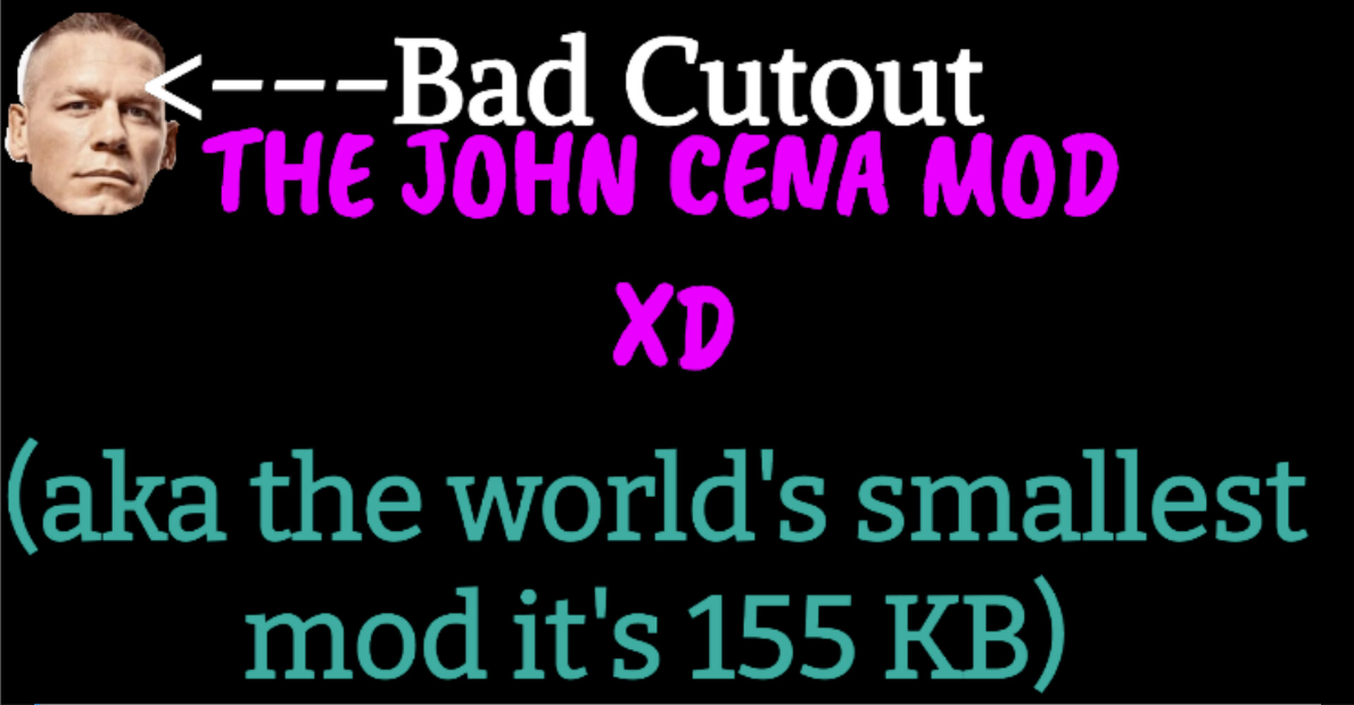 The John Cena Mod XD Minecraft Mod