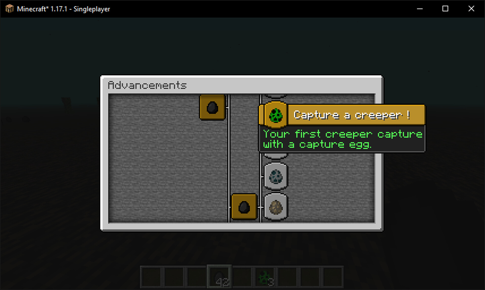 Egg to capture mob Minecraft Mod