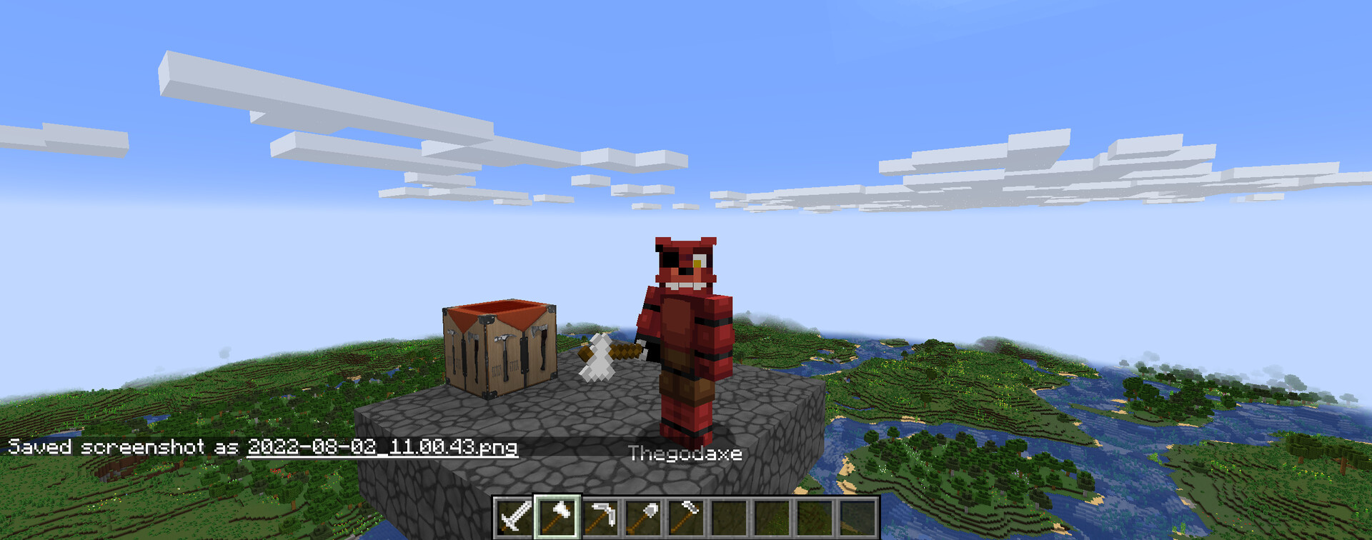 The god mod Minecraft Mod