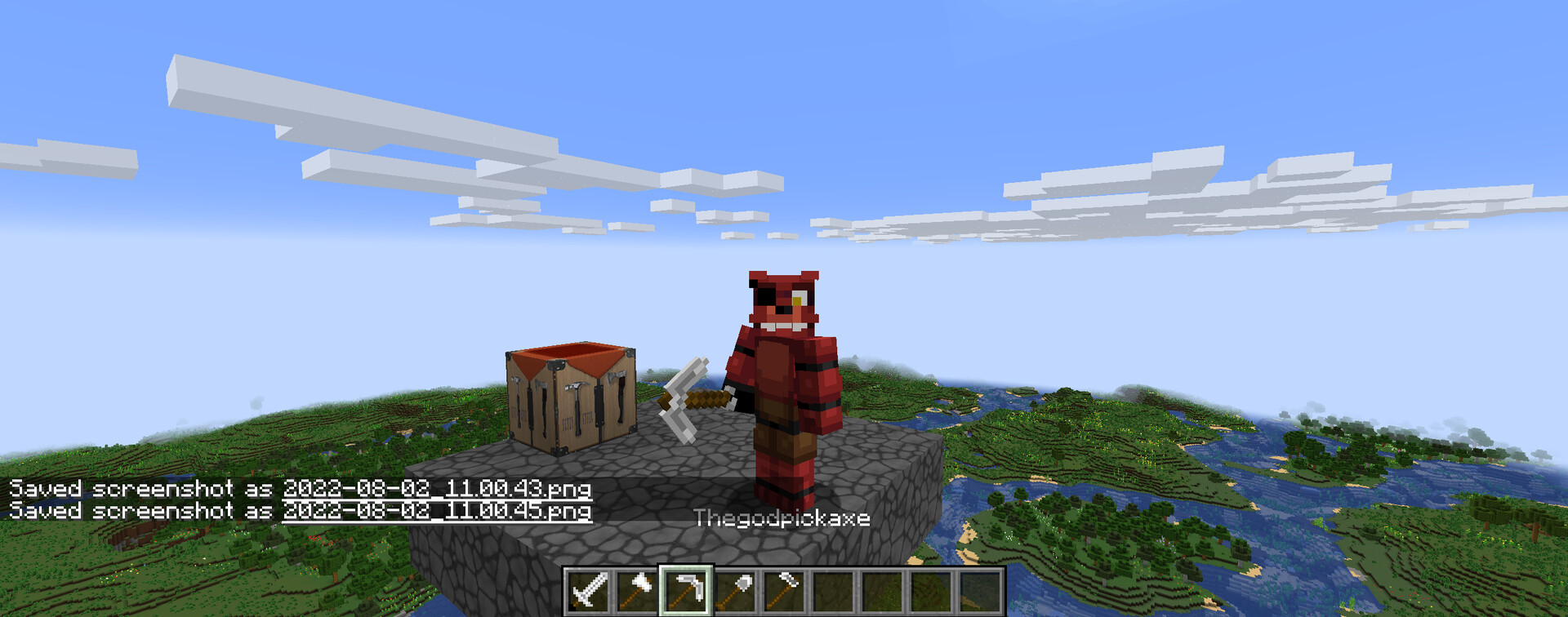 The god mod Minecraft Mod