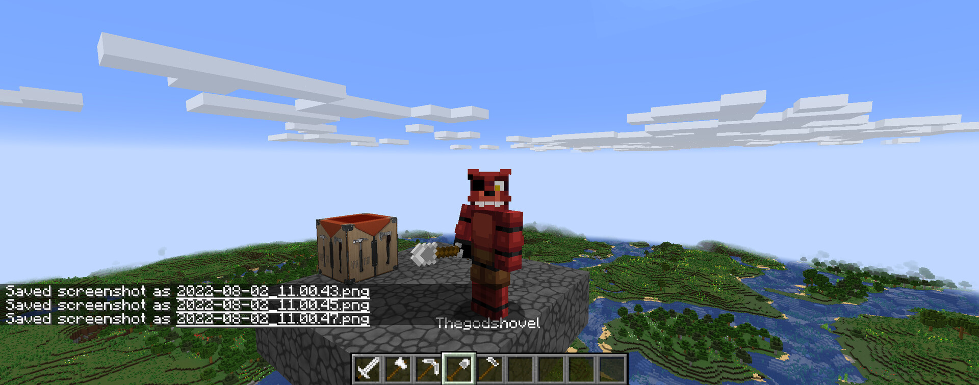 The god mod Minecraft Mod