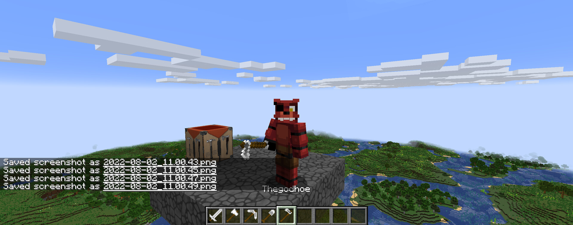 The god mod Minecraft Mod