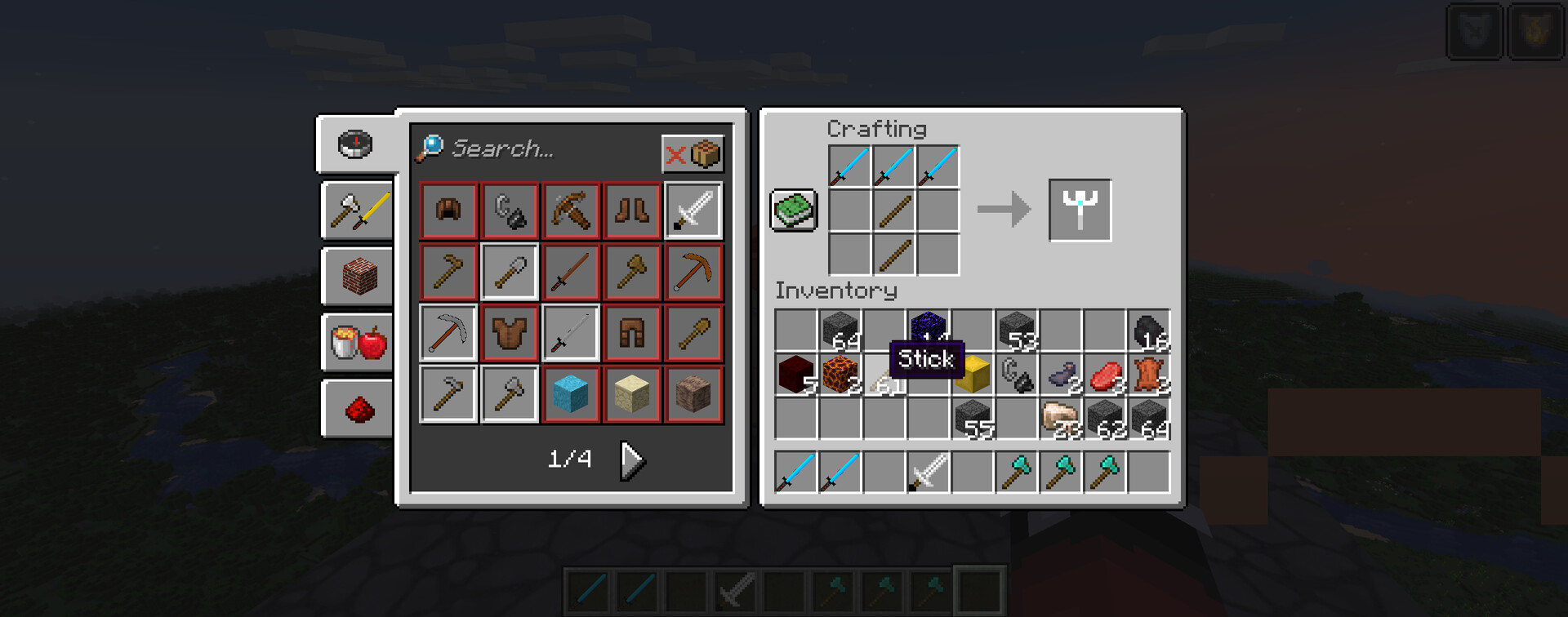 The god mod Minecraft Mod