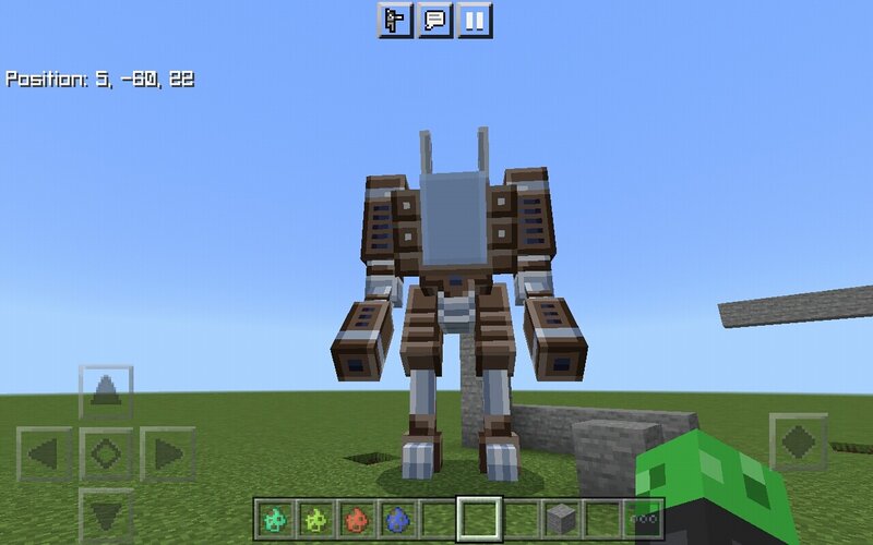 Mech add-on by darkmazeblox[bedrock edition]. Minecraft Mod