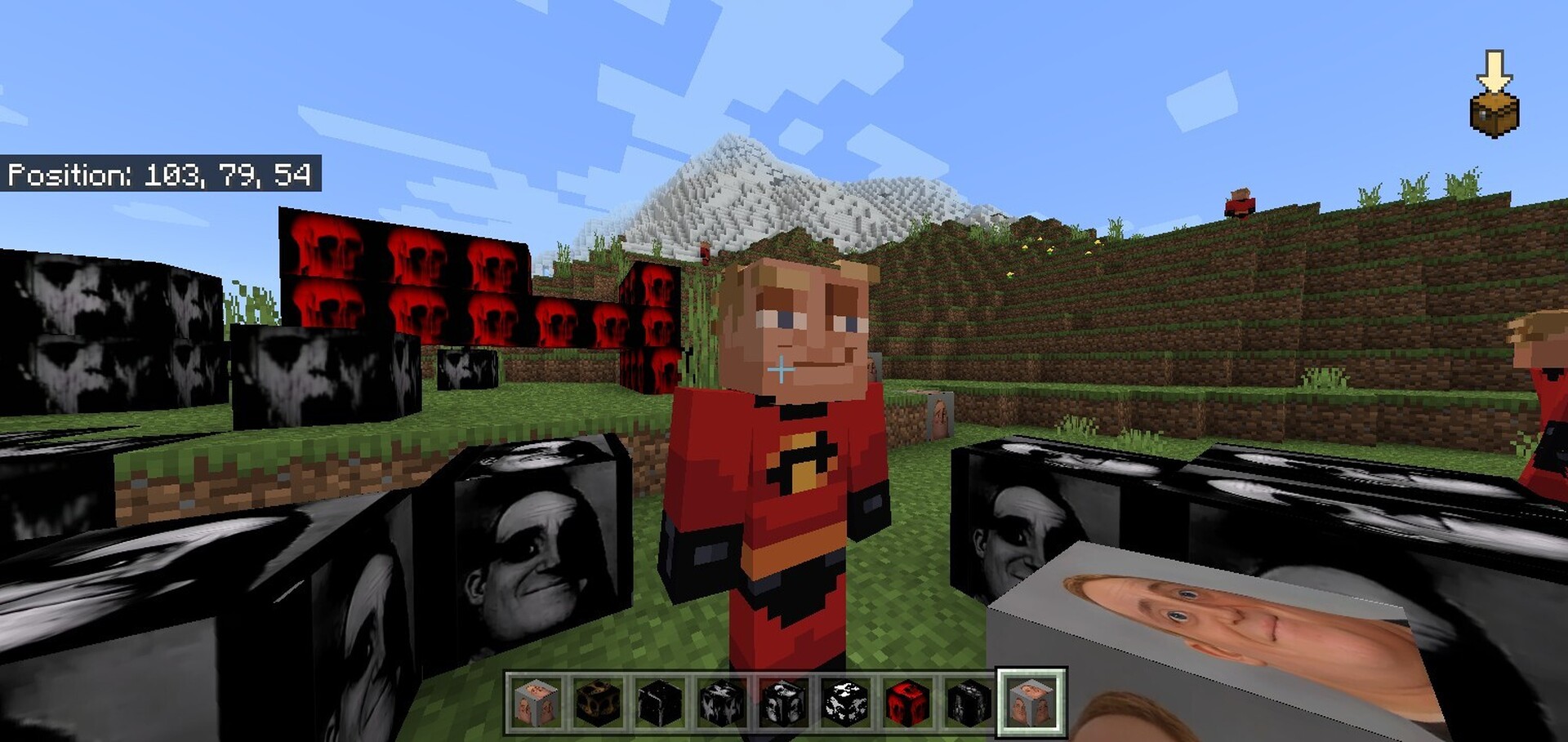 Mr Incredible Becoming Canny and Uncanny Addon Minecraft Mod