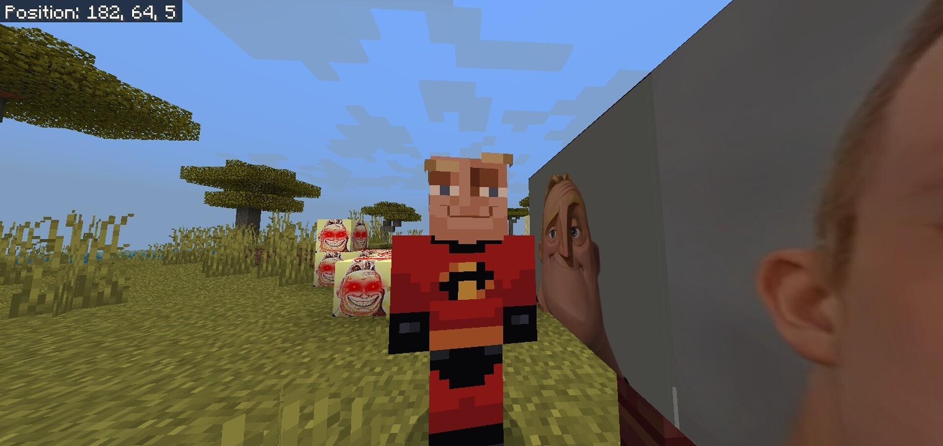 Mr Incredible Becoming Canny and Uncanny Addon Minecraft Mod