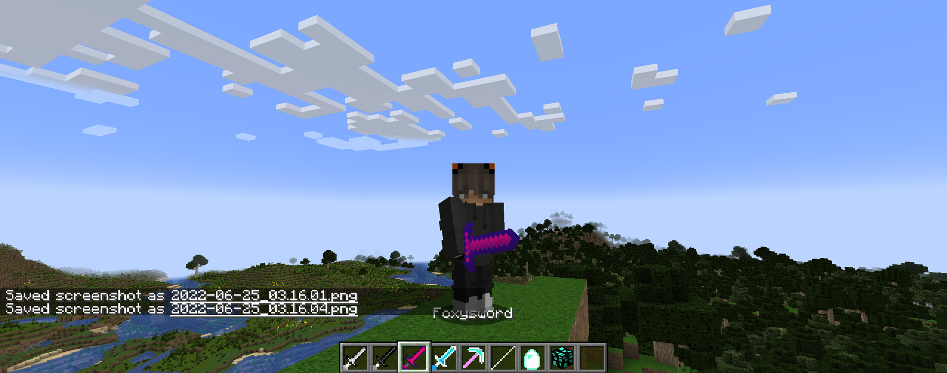 the sword mod byfoxyisog Minecraft Mod