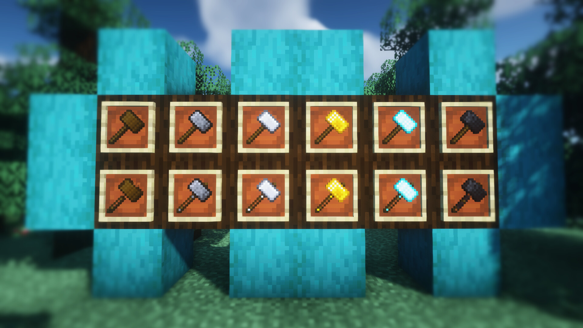 Spaxers & Vanilla Tools 3x3! Minecraft Mod