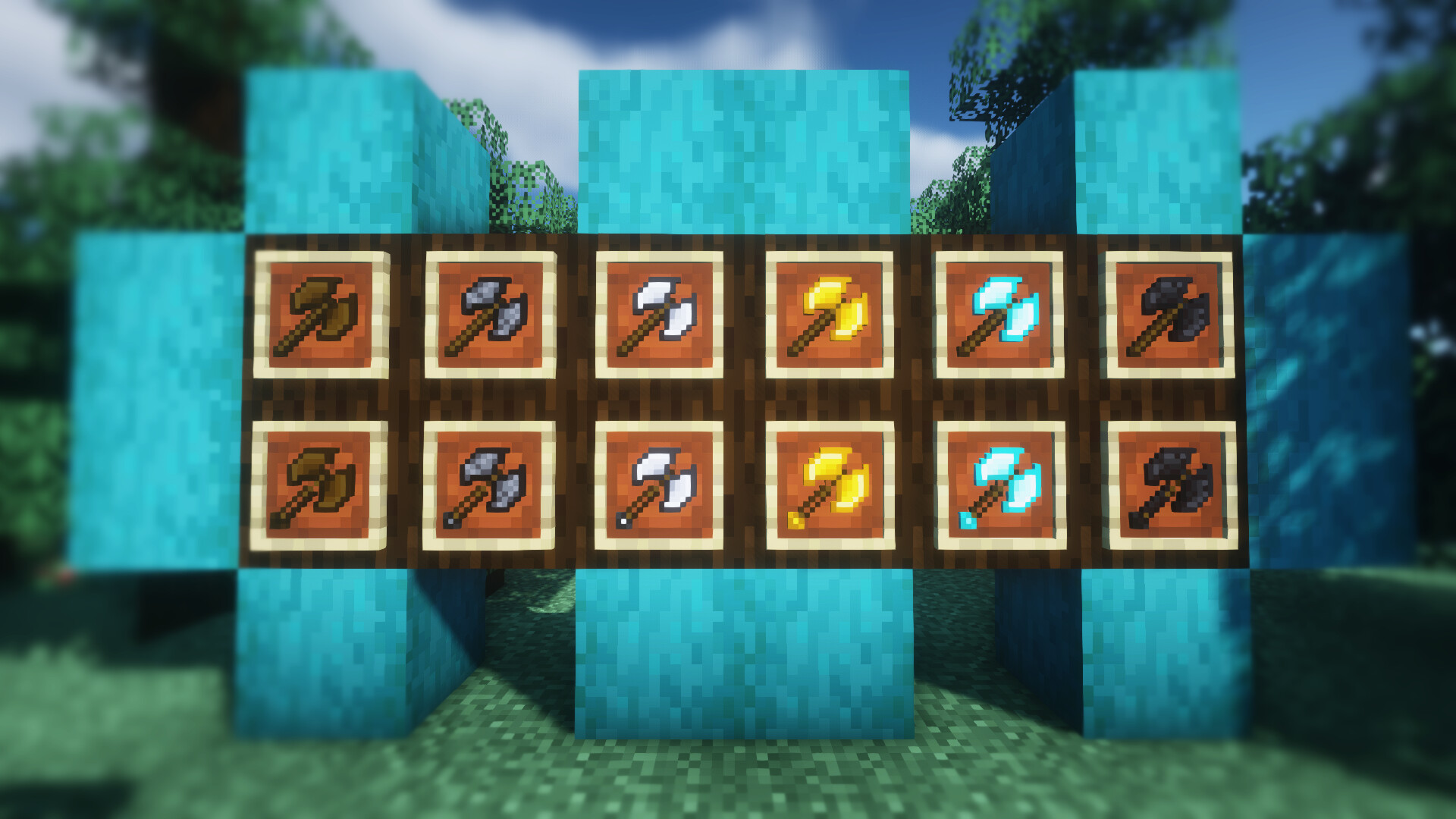 Spaxers & Vanilla Tools 3x3! Minecraft Mod