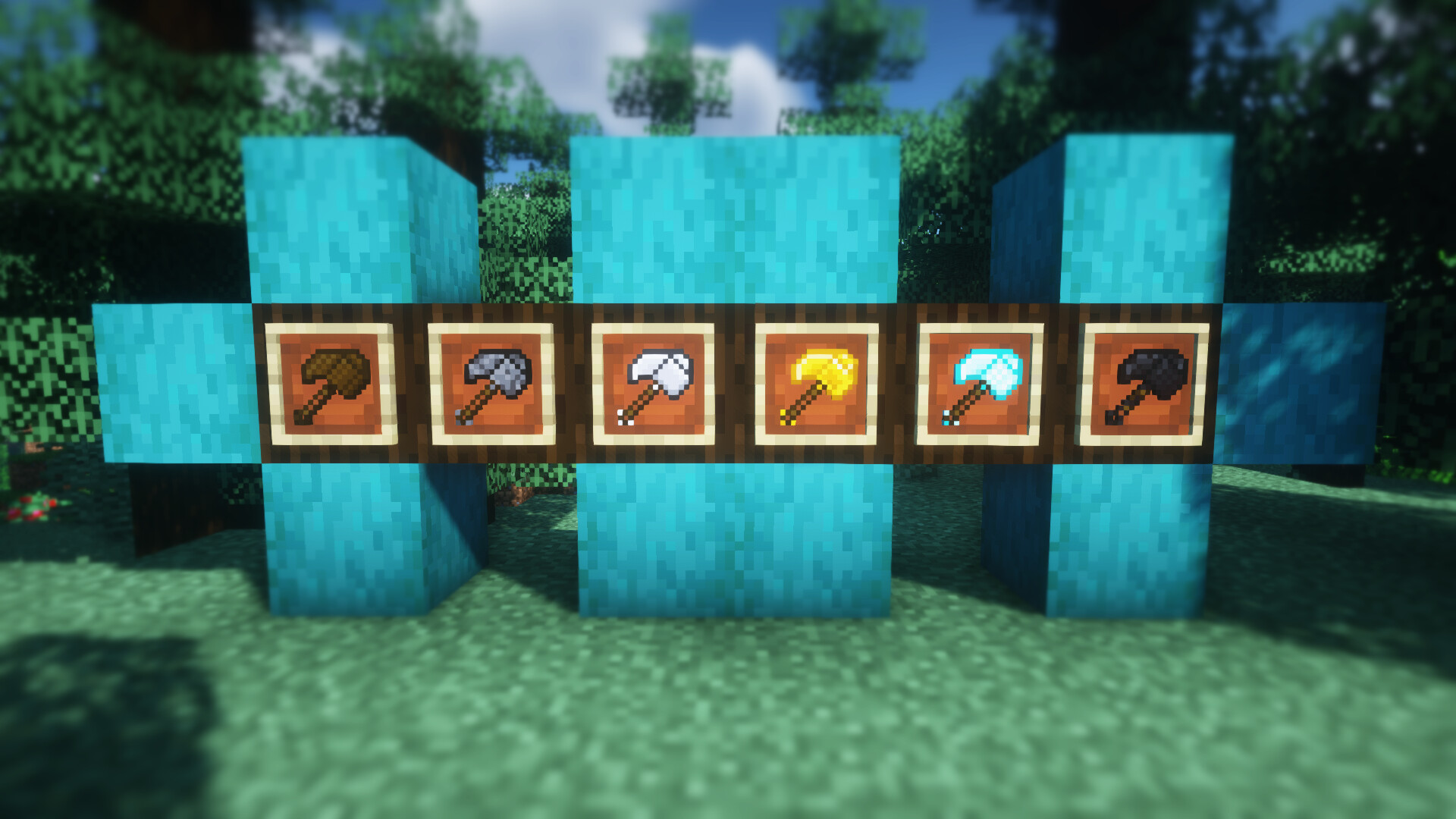 Spaxers & Vanilla Tools 3x3! Minecraft Mod