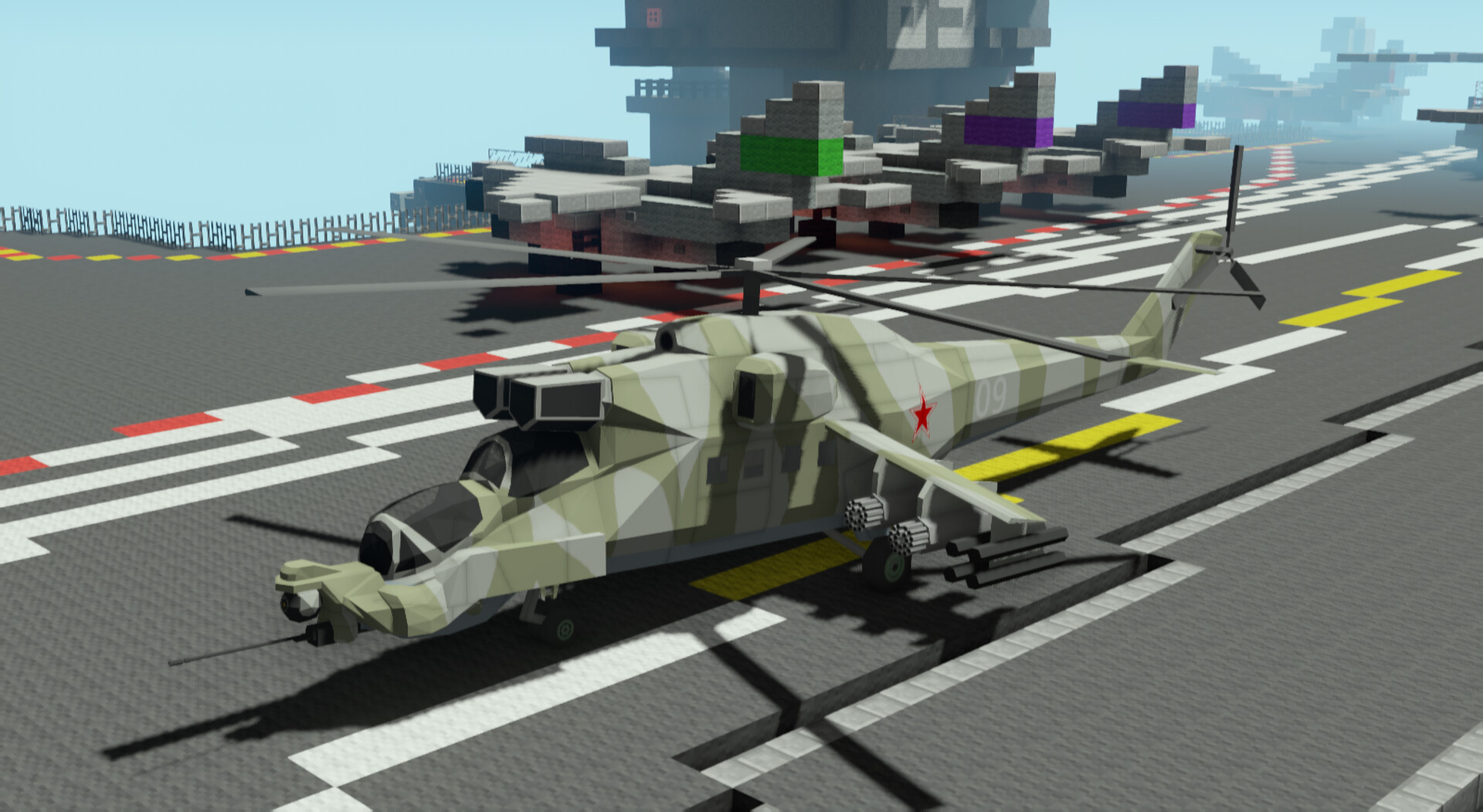 MI-24 Super Hind Mk. IV | MCHeli mod 1.7.10 Minecraft Mod