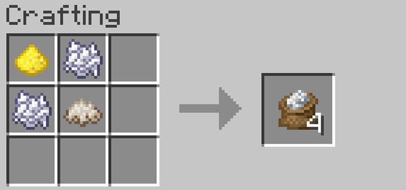 Craftable Gunpowder+ Minecraft Mod