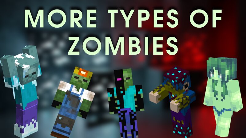 More Types Of Zombies Mod For Minecraft Bedrock Edition 120212011