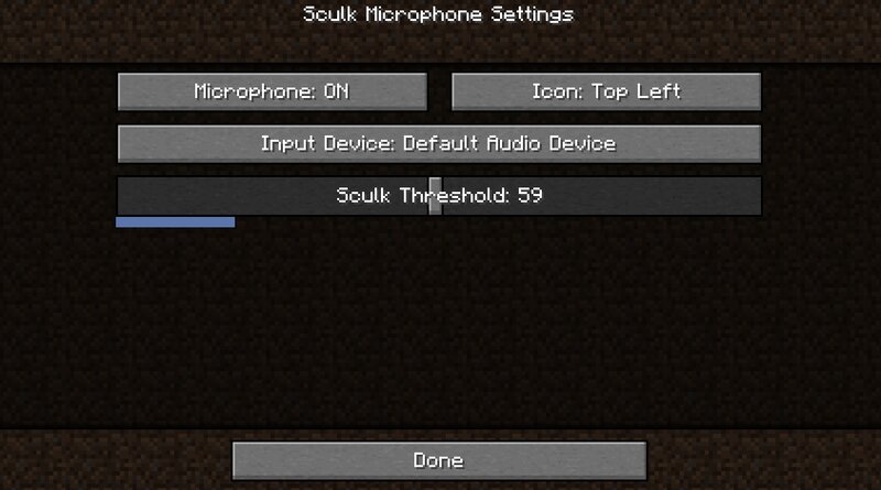Sculk Microphone Minecraft Mod