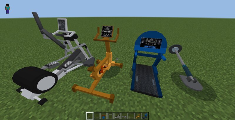 Gym Equipment Add-On Minecraft Mod