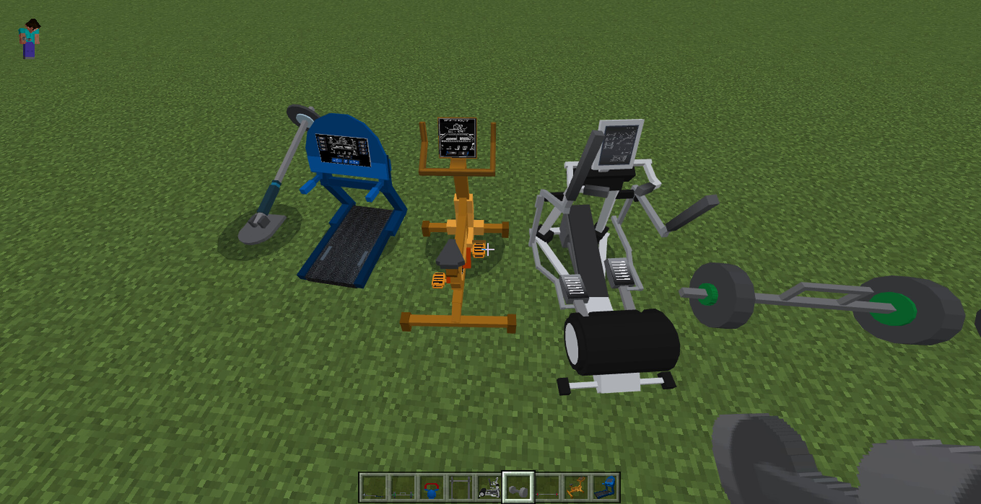 Gym Equipment Add-On Minecraft Mod