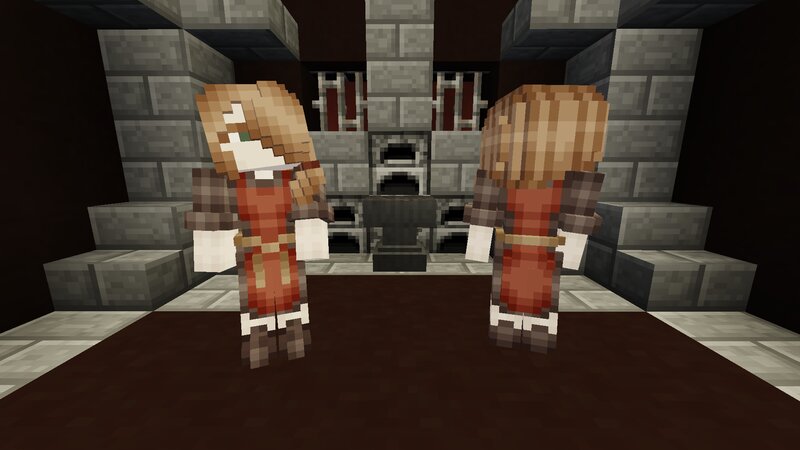 -Medieval Fantasy Themed Clothing Set 2 Female- Minecraft Mod