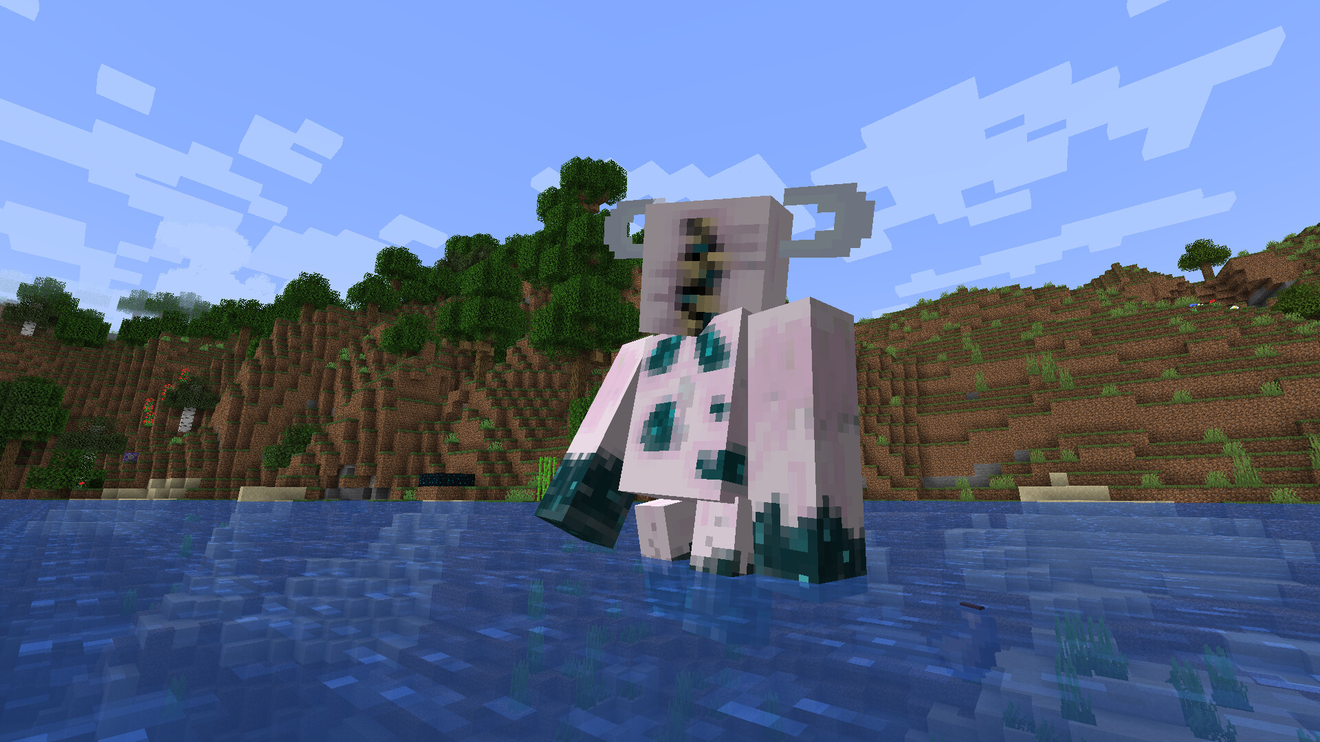 Trypophobia Warden Minecraft Mod