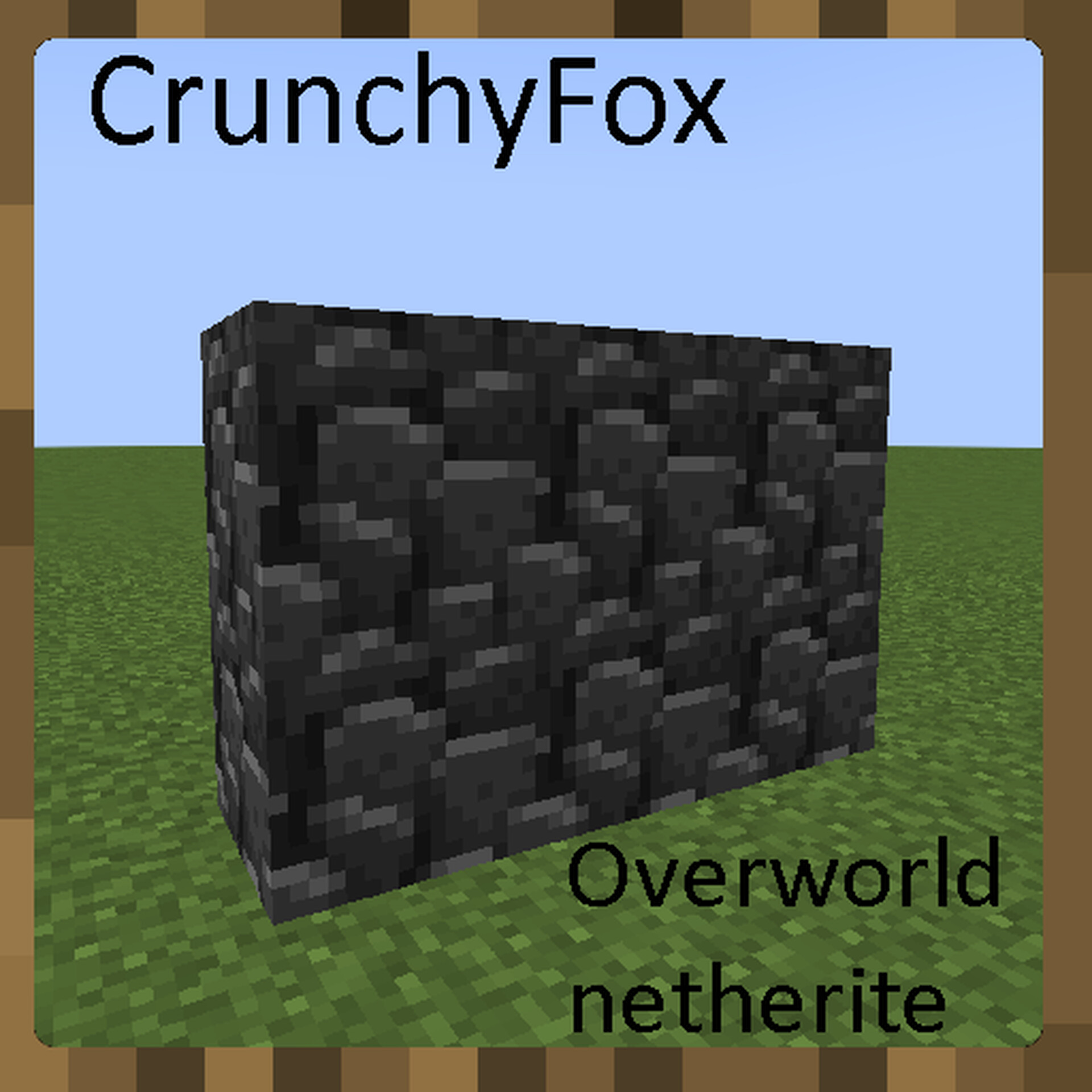 Crunchy Fox Overworld Netherite Minecraft Mod