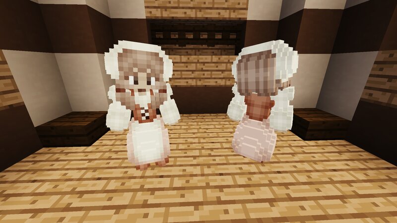 -Medieval Fantasy Themed Clothing Set 3 Female- Minecraft Mod