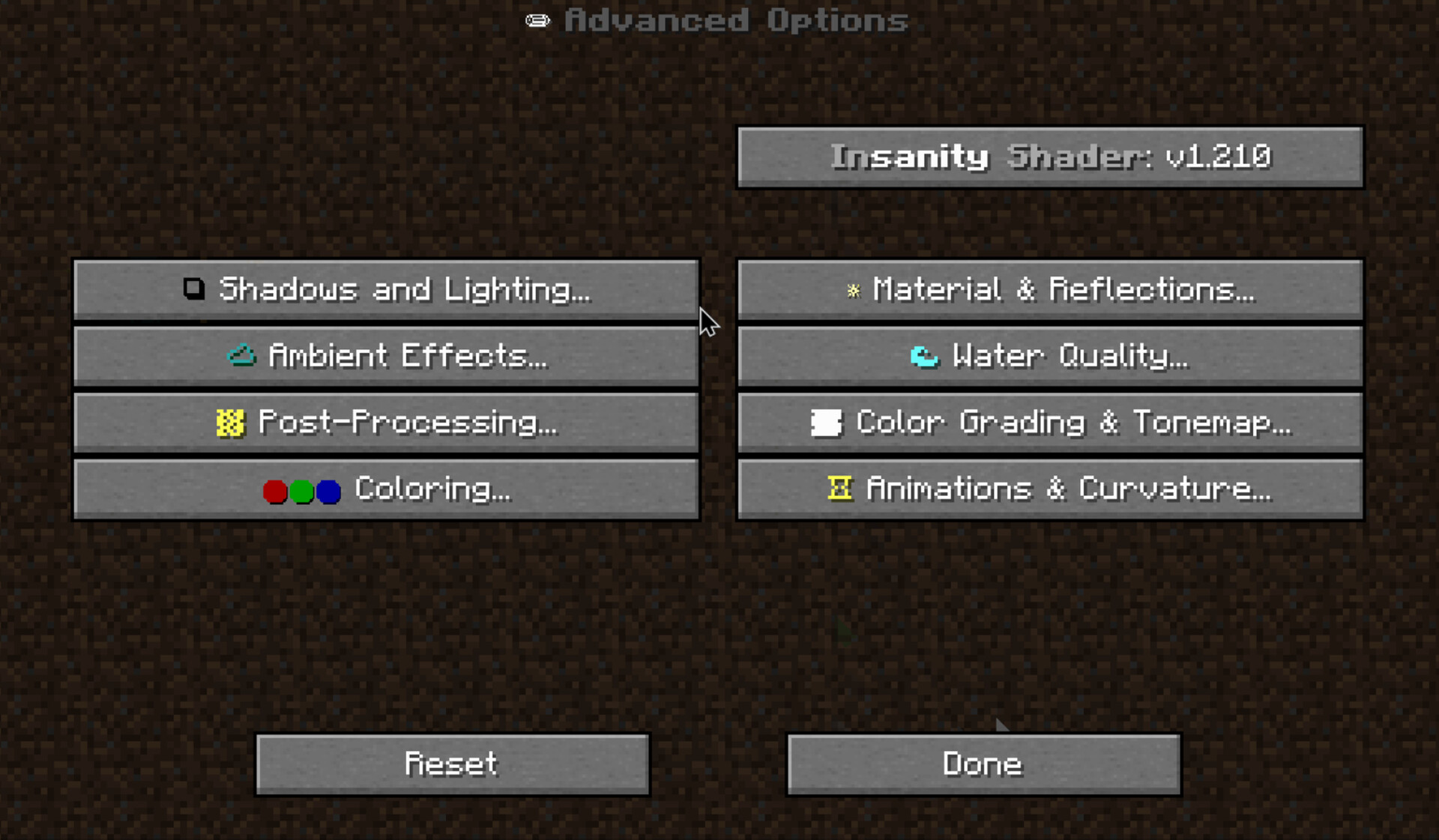 Insanity Shader (1.8-1.19) Minecraft Mod