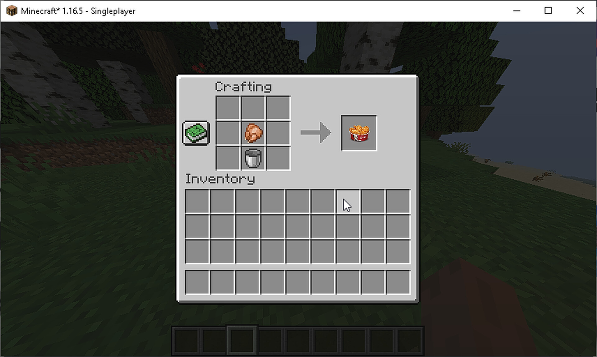 kfc chicken bucket mod Minecraft Mod