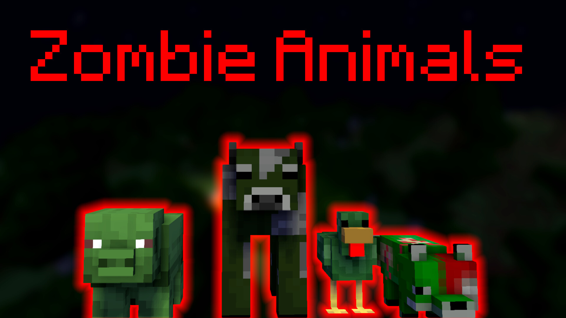 Zombie Animals Minecraft Mod