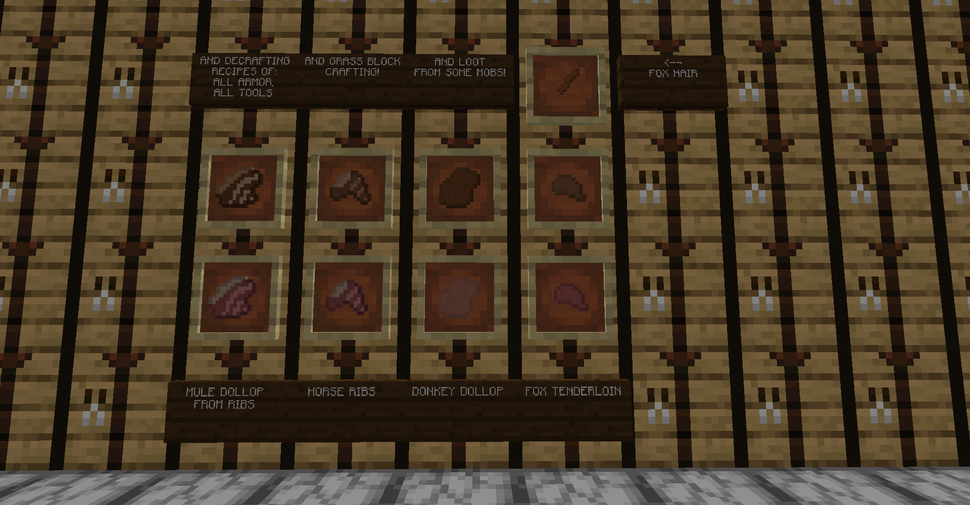 Shatr: Backpacks and Meat! Minecraft Mod