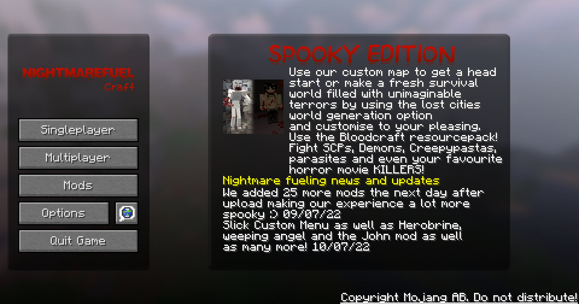 Nightmarefuel Craft 1.12.2 Minecraft Mod