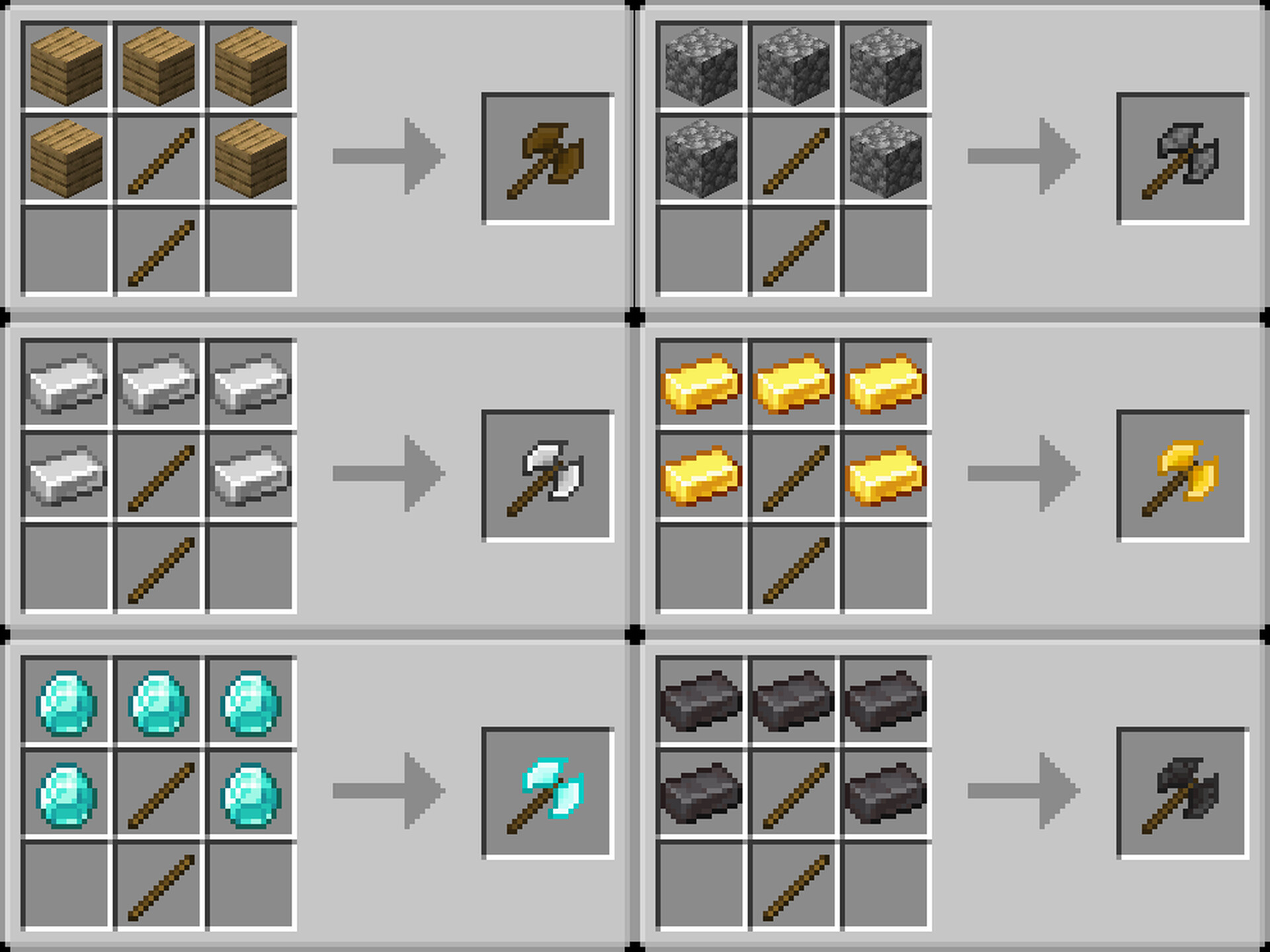 Double Axes! Minecraft Mod