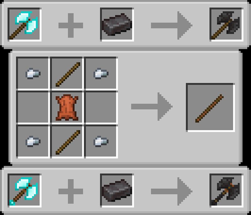 Double Axes! Minecraft Mod