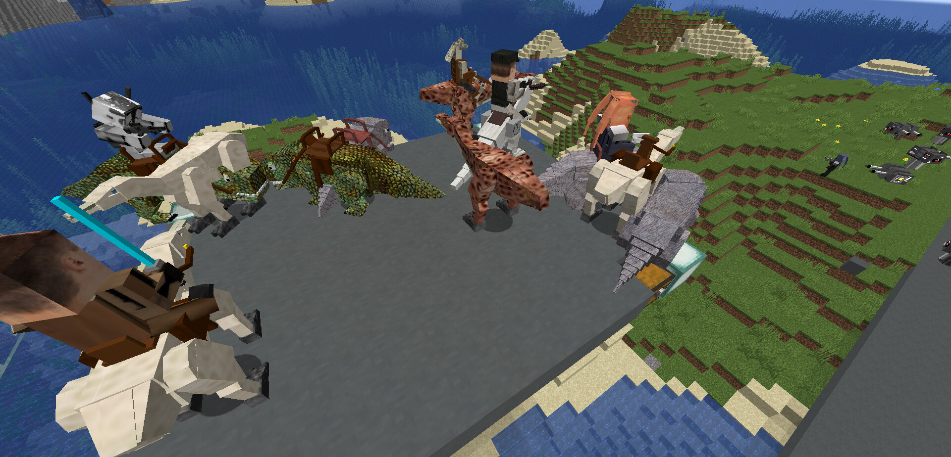 Chronokiller's 1.18.2 Star Wars 257+ creatures , ships, plus Minecraft Mod