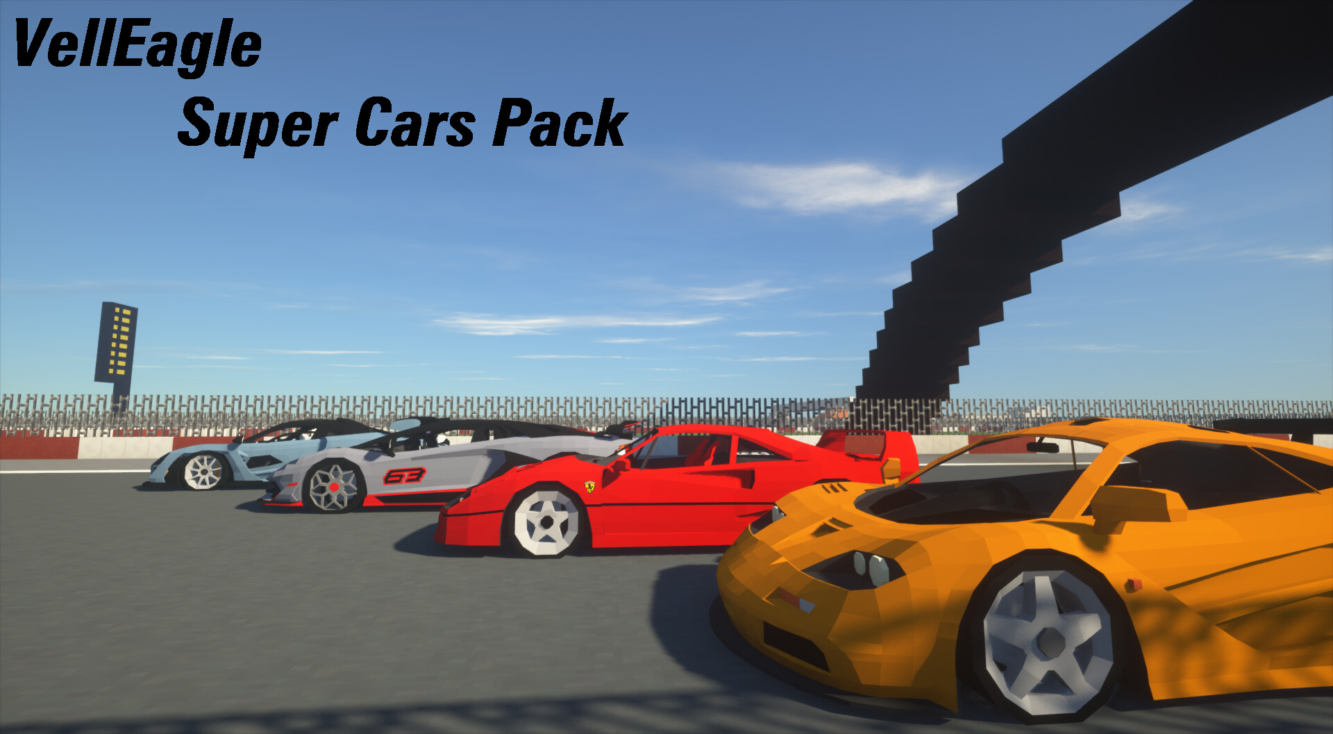 VellEagle Super Cars Pack(Flan's Mod)[1.7.10/1.12.2] Minecraft Mod