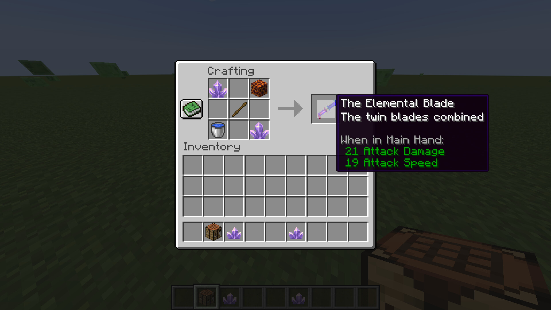 The Elemental Blades Minecraft Mod
