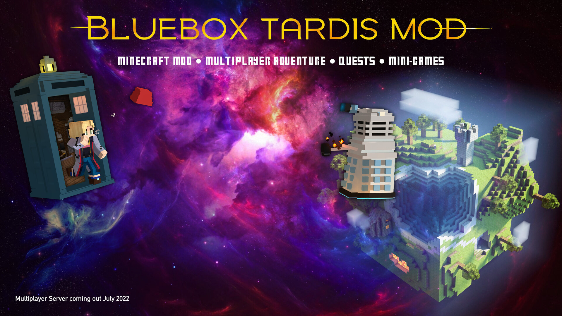 BlueBox - Tardis Adventure [Fabric 1.19] [Doctor Who] Minecraft Mod