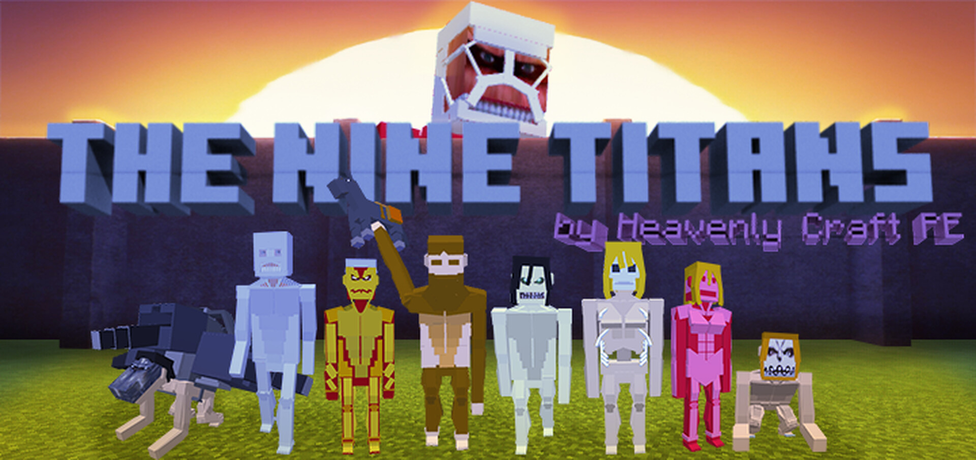 The Nine Titans (Attack on Titan) Addon Minecraft Mod