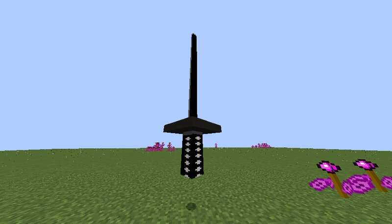 The Titans god Galaxy Sword Minecraft Mod