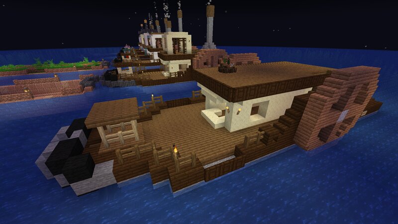 Forester Paddleboat & Barge for Minecolonies. 1.20/1.19.2/1.19.1/1.19/1 ...