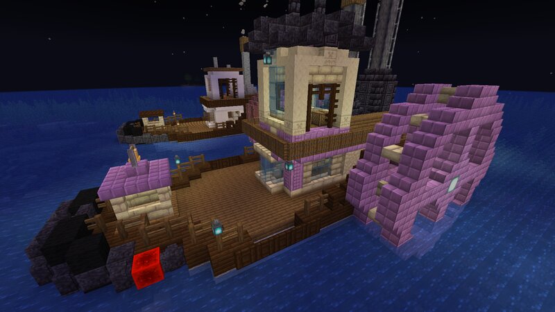 Forester Paddleboat & Barge for Minecolonies. Minecraft Mod