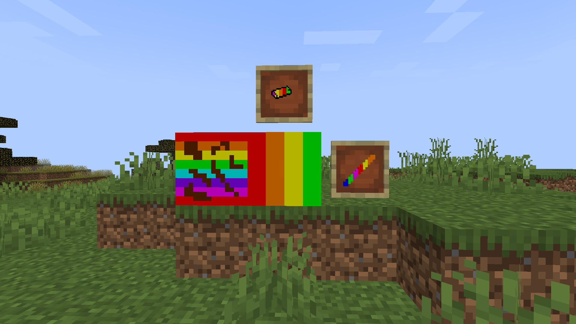 Rainbow ore Minecraft Mod