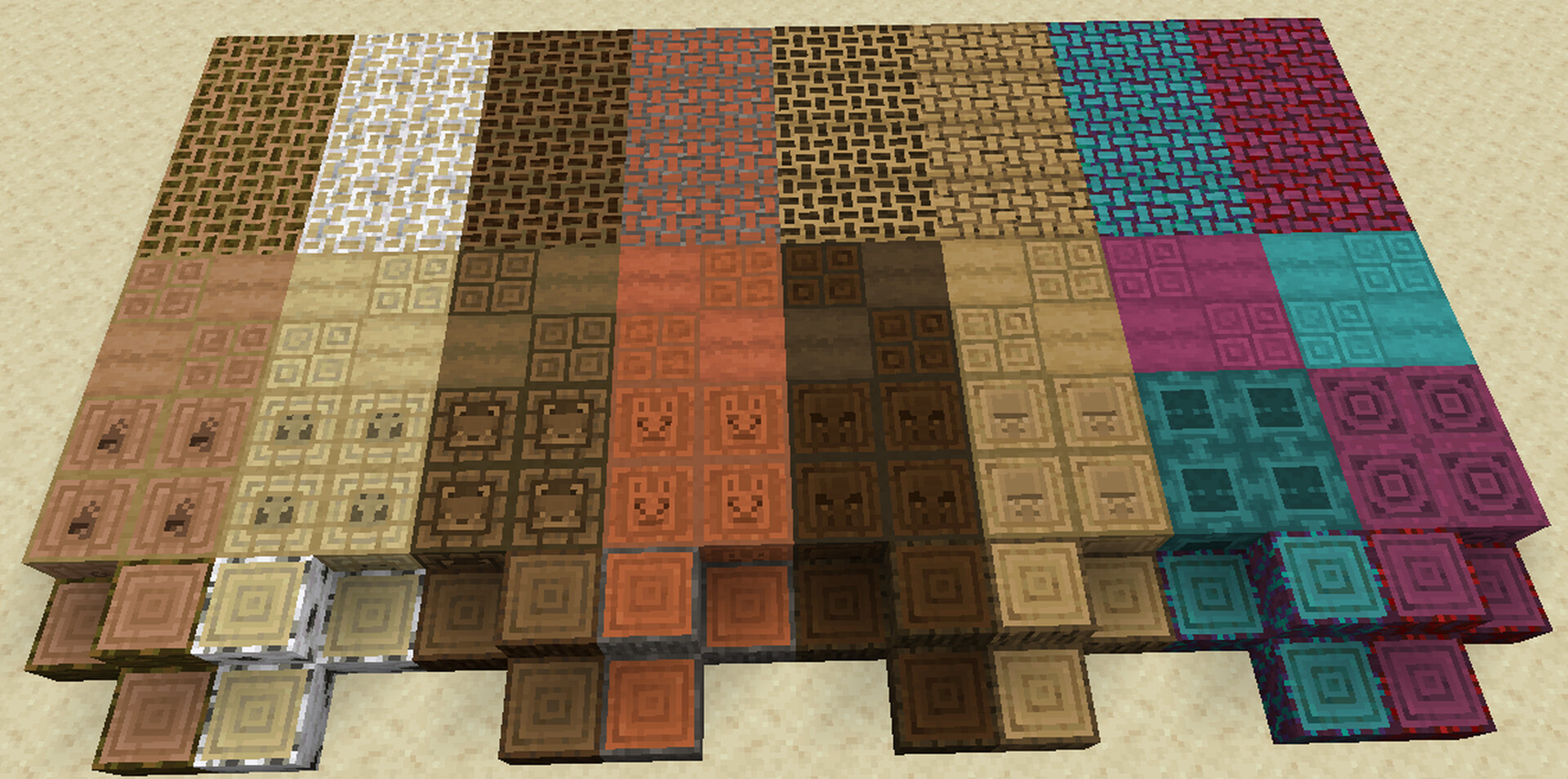 Bricks, Tiles, and Chisels (many new blocks) Minecraft Mod