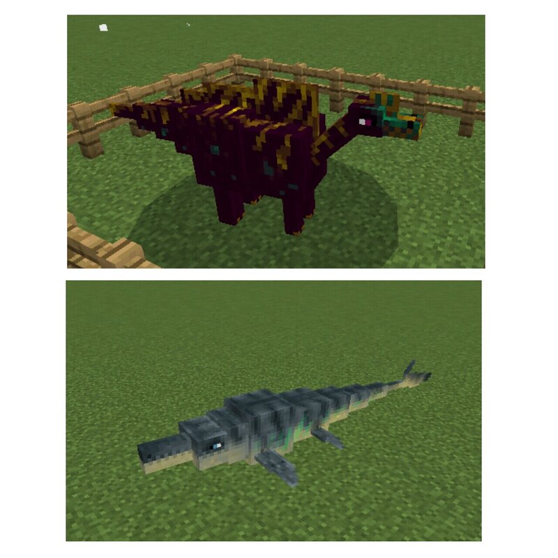 Dino add-on by Darkmazeblox[bedrock edition]. Minecraft Mod