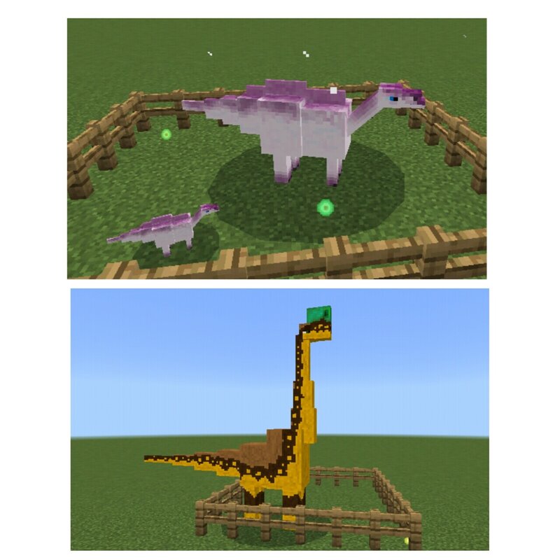 Dino add-on by Darkmazeblox[bedrock edition]. Minecraft Mod