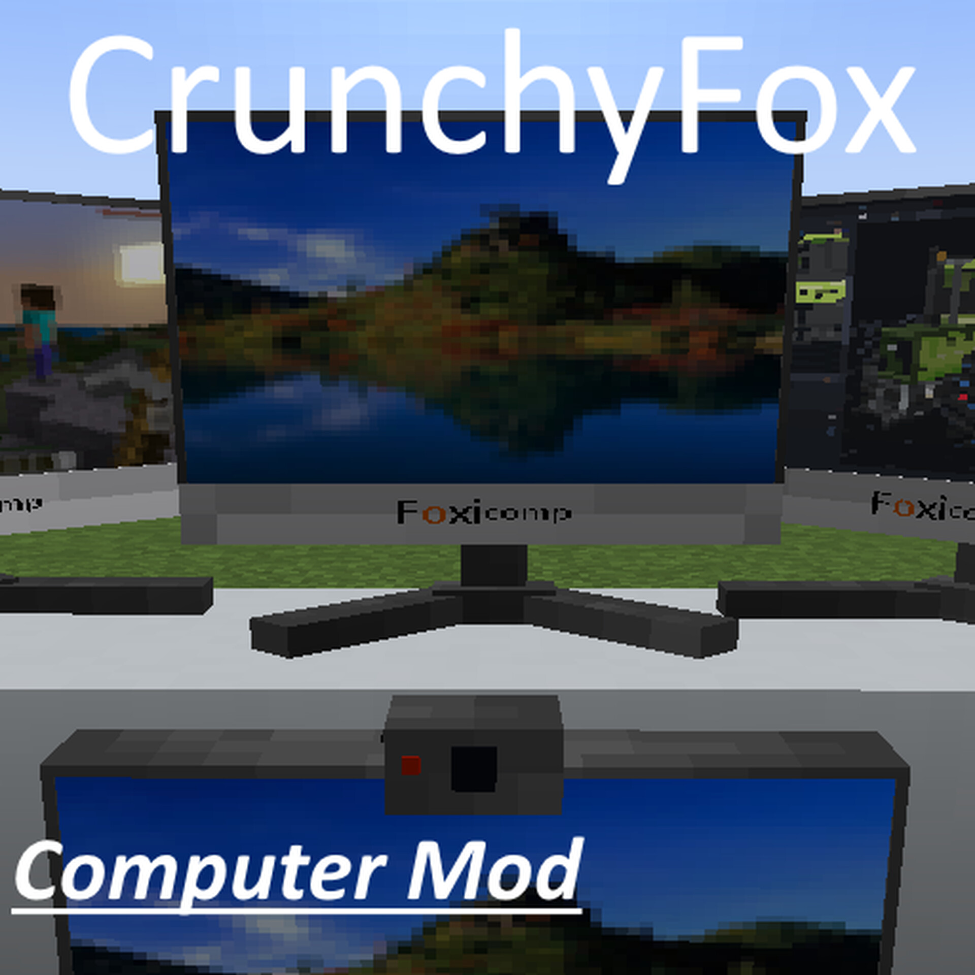 CrunchyFox Computer Mod Minecraft Mod