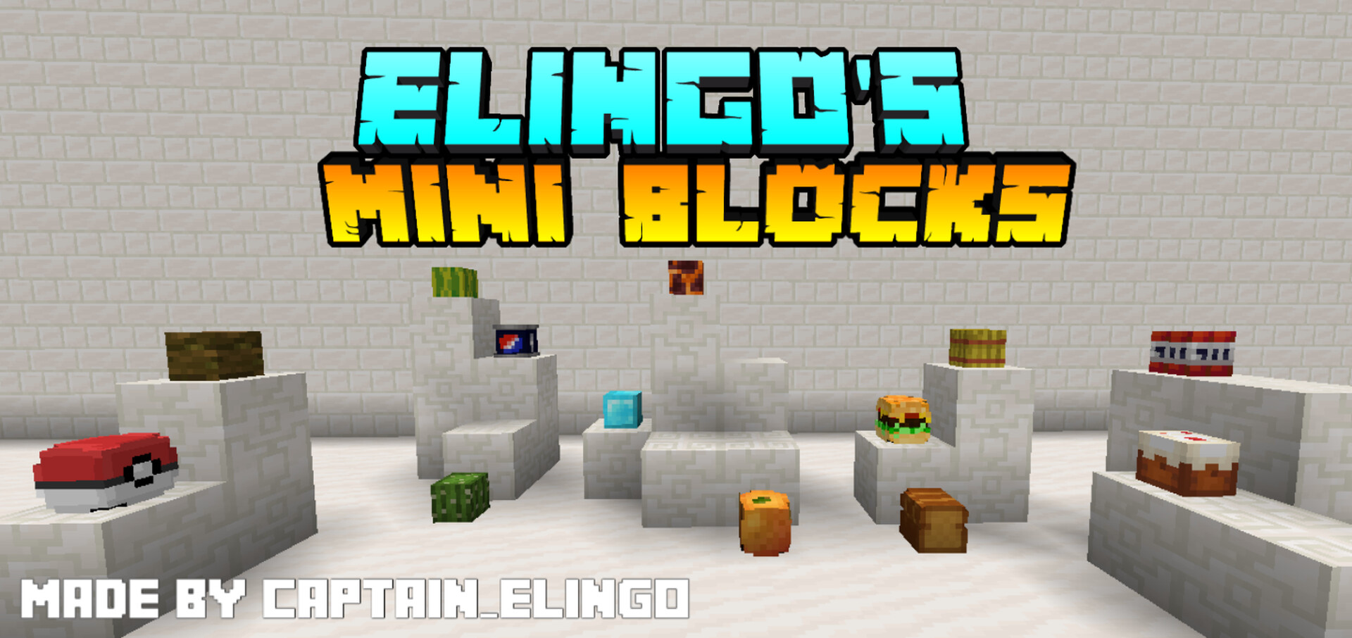 Elingo's Mini Blocks Add-on (Bedrock Edition) New Blocks! Minecraft Mod