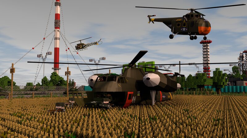 [Flan's] USA Cold War Pack (1.7.10) Minecraft Mod