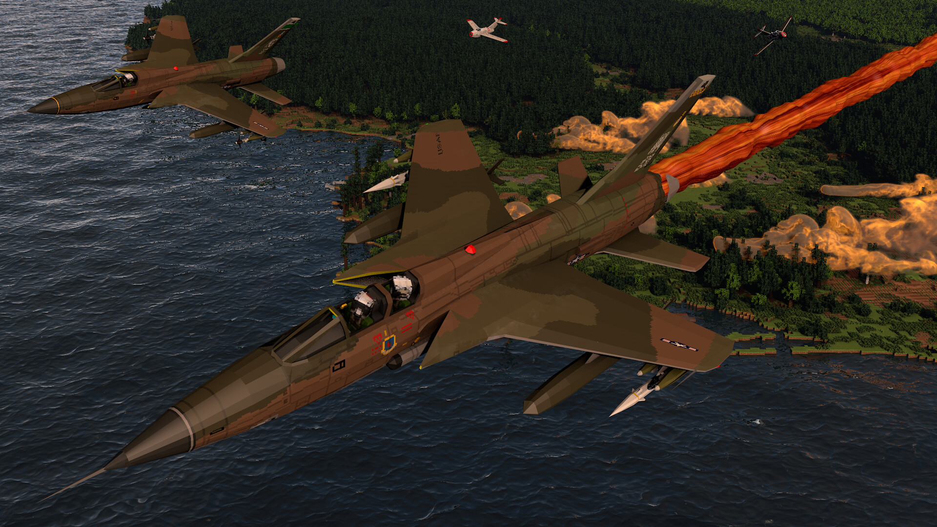 [Flan's] USAF Vietnam War Pack 1 (1.7.10) Minecraft Mod