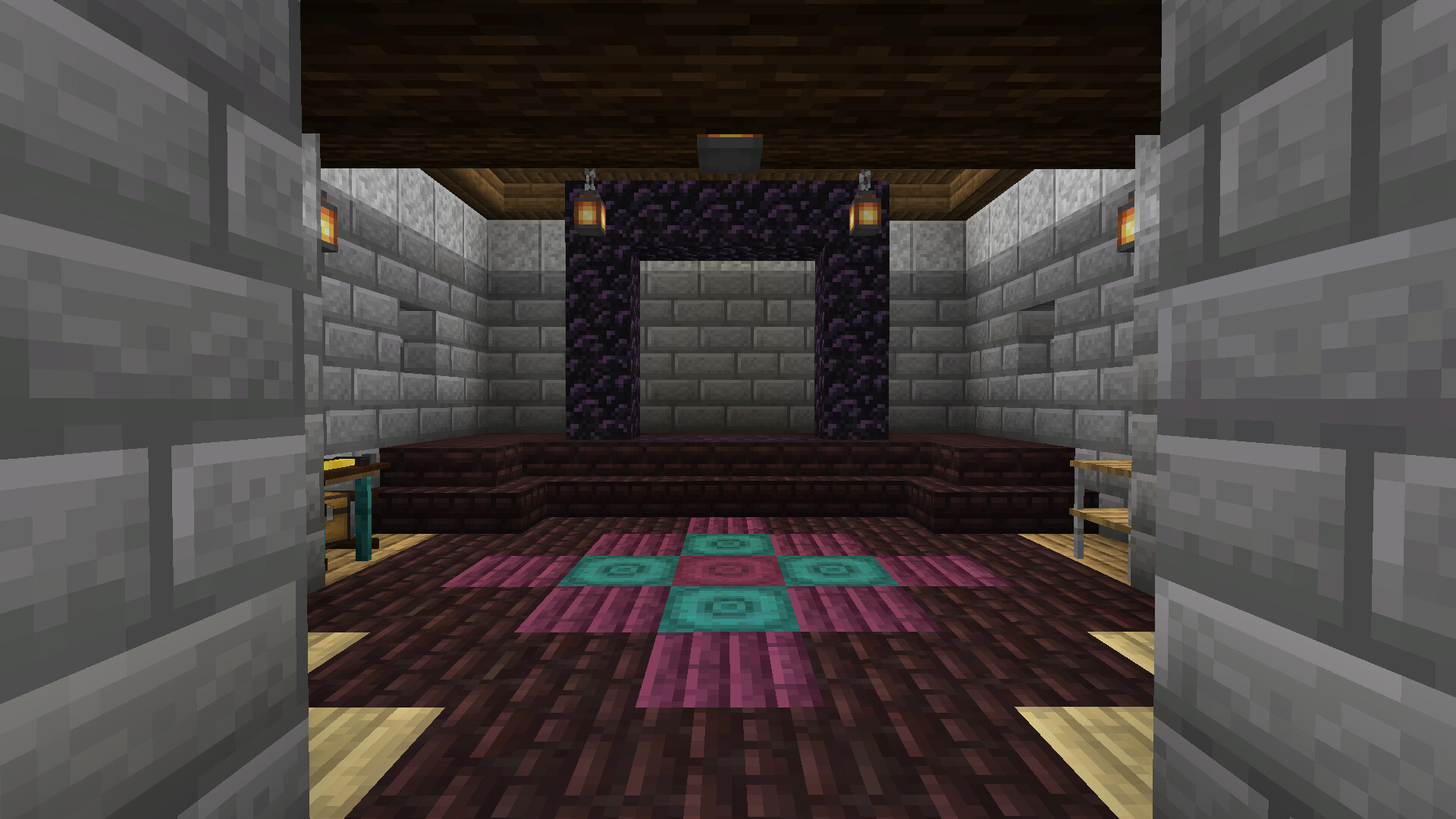 MineColonies Caledonia Nether Mine Minecraft Mod